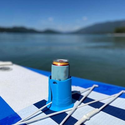 中国 ブルーレジンクラフト カヤック サーフボード用飲み物ホルダーと水瓶 2024 ギフトアイディア 販売のため