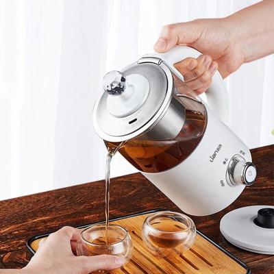 China Mini glazen bloem theepot elektrische ketel perfect voor bruiloft gunsten bruidsfeestjes Te koop