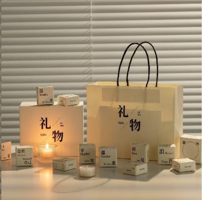 中国 トラベル代理店 ターゲット 白色アロマテラピーキャンドル ギフトボックス ミニキャンドルセット 販売のため
