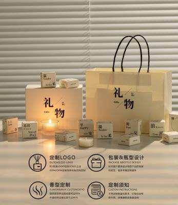 中国 トラベル代理店 ターゲット 白色アロマテラピーキャンドル ギフトボックス ミニキャンドルセット 販売のため