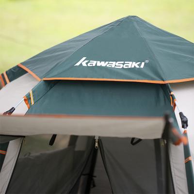 China Customer's Logo Six Sided Tent Fully Automatic and Sunscreen for Outdoor Activities for sale