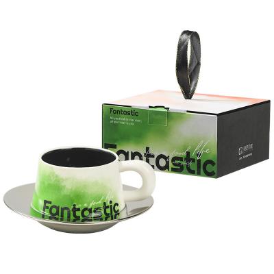 Cina Capacità Tazza d'acqua Tazza Latte Art grande in serie Fantesi per regali aziendali personalizzati in vendita