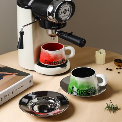 Cina Capacità Tazza d'acqua Tazza Latte Art grande in serie Fantesi per regali aziendali personalizzati in vendita