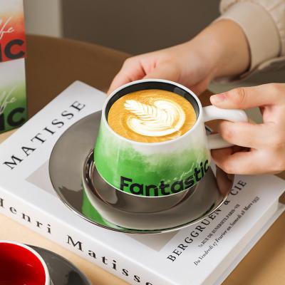 Cina Capacità Tazza d'acqua Tazza Latte Art grande in serie Fantesi per regali aziendali personalizzati in vendita