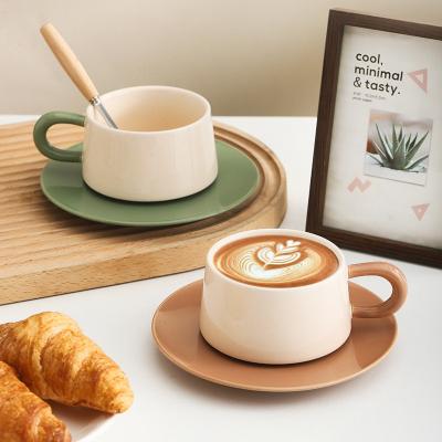 China Usage Scenarios Light Luxury Afternoon Tea Cup and Saucer Set for Special Occasions for sale