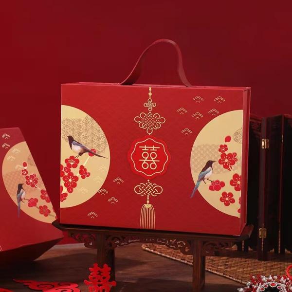 Quality Wedding Companion Gift Box Bridesmaid and Best Man Gift 1 Color Printing for for sale