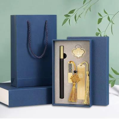 China Alumni Relations and Class Reunions Classical Cultural Gift Box Set with Wooden Pen for sale