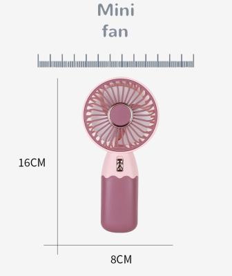 China Creative Cartoon Mini Handheld Cooling Small Fan Portable USB Charging Phone Stand Small Fan 2024 RAMADAN Product for sale
