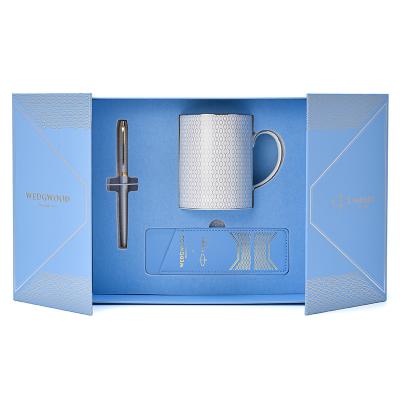 China IM Twilight City Pearl Pen Wedgwood Platinum Geometry Mug conjunto conjunto para evento de presente à venda