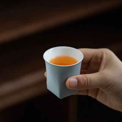 China Unique Handcrafted Chinese Movable Type Cup Set Wangzi Cup Shunzi Cup Round Square Pot for sale