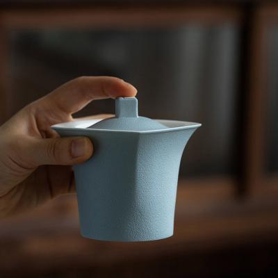 China Unique Handcrafted Chinese Movable Type Cup Set Wangzi Cup Shunzi Cup Round Square Pot for sale