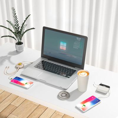 China Portable Coffee Cups Phantom Fast Charging Power Bank 10000mAh One to Three Data Cables Perfect for Business for sale