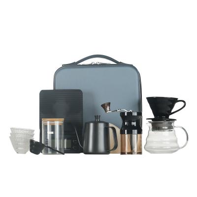 Cina Presentazione Set regalo Stile Viaggio Set da caffè Portatile Outdoor Coffee Equipment Business Gift in vendita