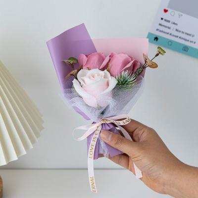 China Goddess Festival Creative Eternal Flower Bundle Simple and Exquisite Mini Bundle Gift for sale