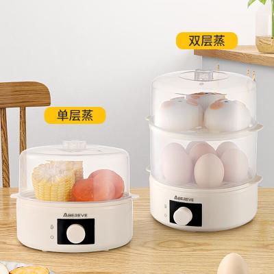 Cina Hotel and Resort Double layer Egg Cooker Small Power Steamer per dormitori domestici in vendita
