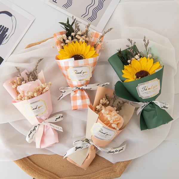 Quality 4 Color Graphics Printed Festival Bouquet Soap Flower Perfect for Back to School for sale