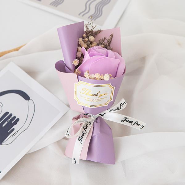 Quality 4 Color Graphics Printed Festival Bouquet Soap Flower Perfect for Back to School for sale