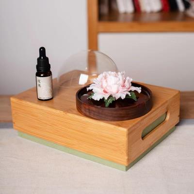 China 1 Kleurenprinten Keramische bloemenkneden met bamboebak en handtas cadeaubon Te koop