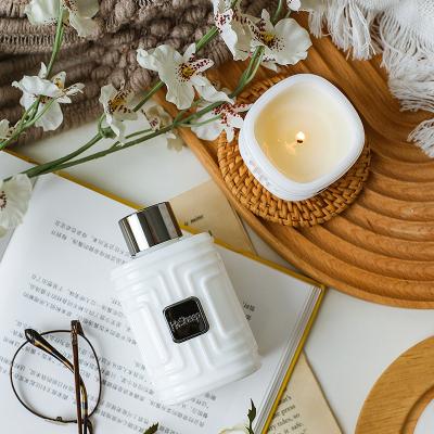 Cina Consigli di fine regalo Vintage profumo vegetale naturale scatola regalo pura pianta di soia cera profumo set in vendita