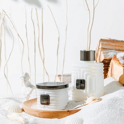 Cina Consigli di fine regalo Vintage profumo vegetale naturale scatola regalo pura pianta di soia cera profumo set in vendita