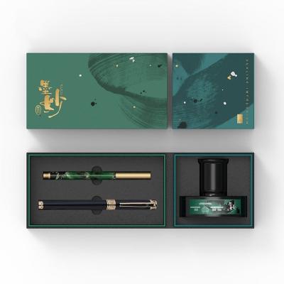 Cina 1-Color Graphics Printing Momiao President's Pen Hero Pen Water Brush 2-in-1 Box regalo in vendita