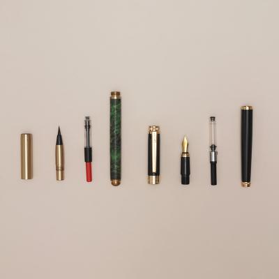 Cina 1-Color Graphics Printing Momiao President's Pen Hero Pen Water Brush 2-in-1 Box regalo in vendita