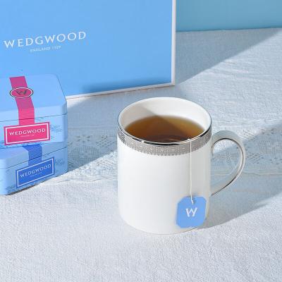 China Surpreenda os seus clientes com esta caneca de renda de platina e caixa de presente de frasco de chá portátil à venda