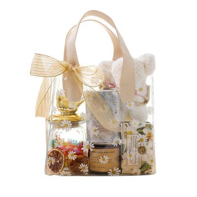 China Hoteis e Resorts Presentes Little Daisy Caixa de presente de PVC de fita de arco portátil para o Dia da Deusa à venda