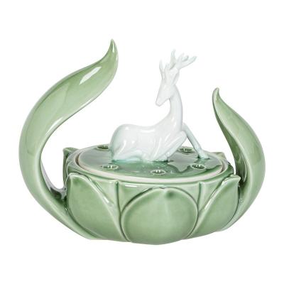 Cina Arti e mestieri decorativi Ornamenti Zhaocai Xiaolu Piatto stufa per incenso per clubhouse in vendita