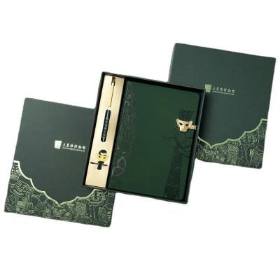 China A5 Notebook Bookmark Signature Pen Set Cultural e Criativo de Presente com Logotipo Personalizado à venda
