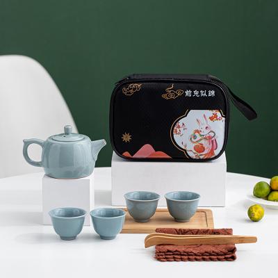China Bedrijfscadeautjes Presentatie Geschenkset met logo Theeset Souvenirs en draagbare tassen Te koop