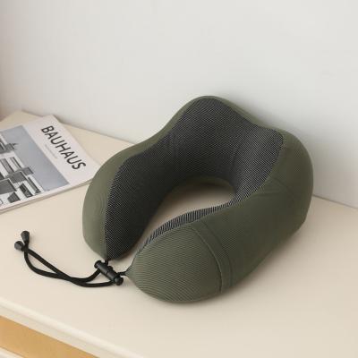 China Slow Rebound Memory Cotton U Pillow for Neck Support Silk Screen Printing Techniques for sale