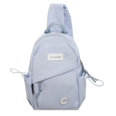 Cina 2 Stampa a colori Borsa da petto di moda sportiva leggera Borsa da spalla per regalo ai dipendenti in vendita
