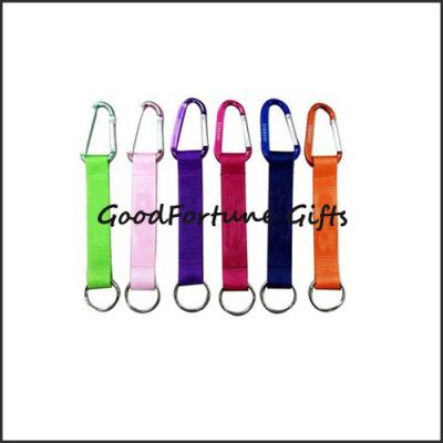 China Customized Keychain And Lanyard Portable Carabiner Lanyard Keychain for sale