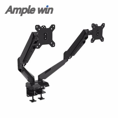 China management factory supply lcd monitor arm with cable management two screen for sale