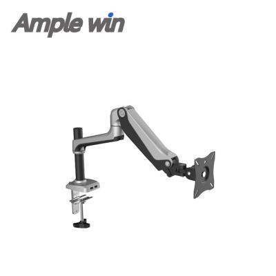 China Steel Articulating Ergonomic Height Adjustable monitor mount arm for sale