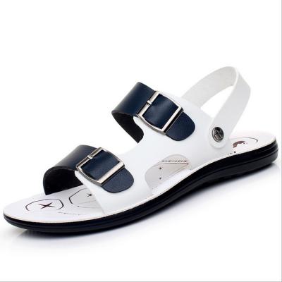 China Mode Mensen Lederschoenen, Zomer Echte Ledersandaal Te koop