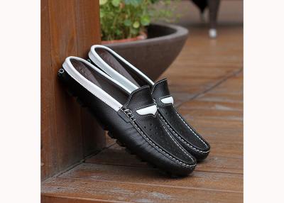 China Mode Zomer Echt leder Mensen Sandalen / Mensen Koeien Slippers Te koop