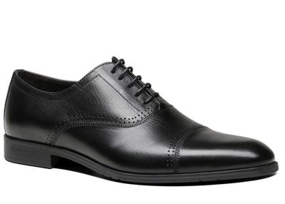 Cina Scarpe da uomo in pelle originale di Oxford, scarpe da vestito, scarpe da Derby di lusso con lacci per uomini. in vendita