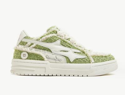Cina Scarpe da ginnastica da donna in cuoio in stile americano in vendita