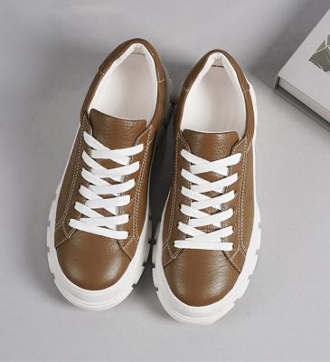Cina Letter Graphic Donna Lace-up Front Calzature Casual, Calzature da pattinaggio sportive personalizzate in vendita
