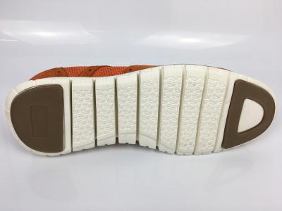 China Flyknit Suede Mens Leather Casual Shoes , Leisure Knitted Canvas Shoes for sale