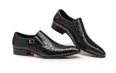 Cina Scarpe da uomo in pelle di Python, scarpe da uomo in pelle di serpente esotiche, scarpe da uomo classiche in incisione. in vendita