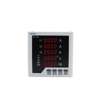 China Slim model Three  phase multi amp volt Hz digital multi panel Meter 010v meter for sale