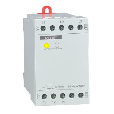 China DV1-01 Programmable Complete Monitoring 3 phase Mains Voltage Monitor Relay for sale