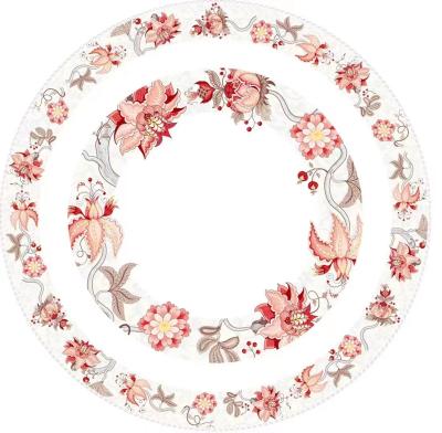 China Non Toxic Melamine Decal Paper Custom Patterns For High End Tableware Decoration for sale