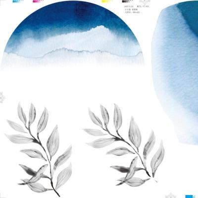 China BPA Free Printed Decal Paper For Melamine Bowls Plates And Trays Decoration for sale
