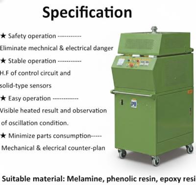 China Semi Auto Melamine Preheating Machine Making Melamine Urea Powder Cake for sale