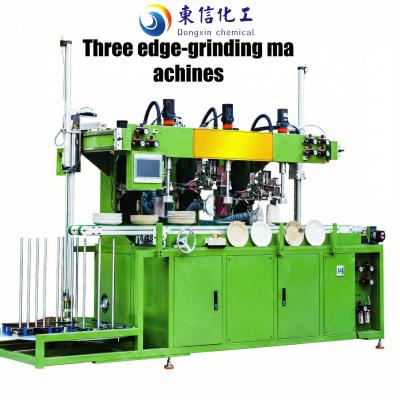 China 2KW Three Station Full Automatic Grinding Machine For Melamine Edge Finishing for sale