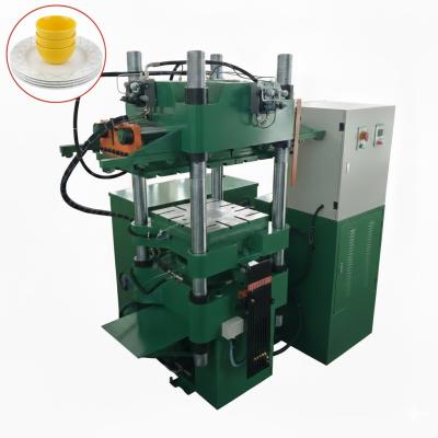 China Double Color Melamine Tableware Press Machine Automatic Bi Color Hydraulic Press for sale